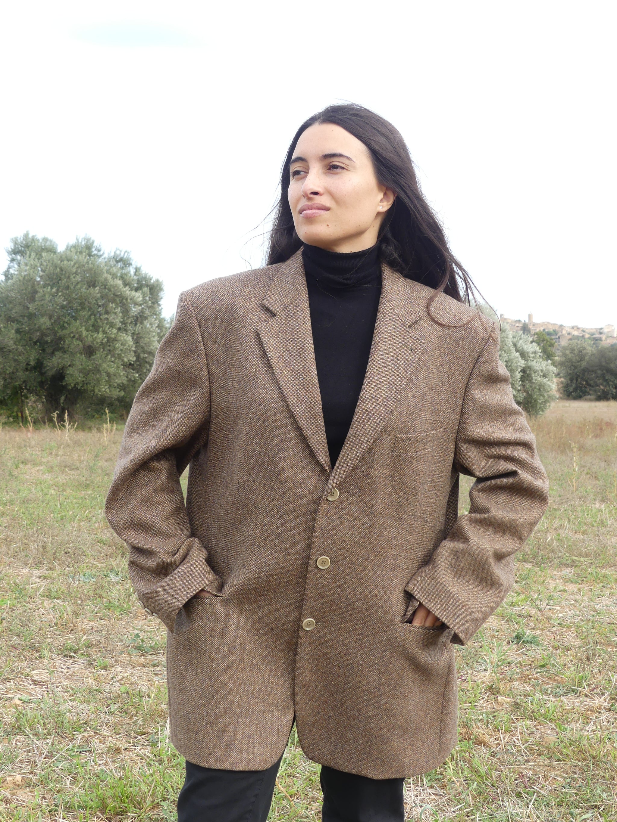 Vintage Oversized Blazer: Vitale, Crafted with Exceptional Italian Wool ...