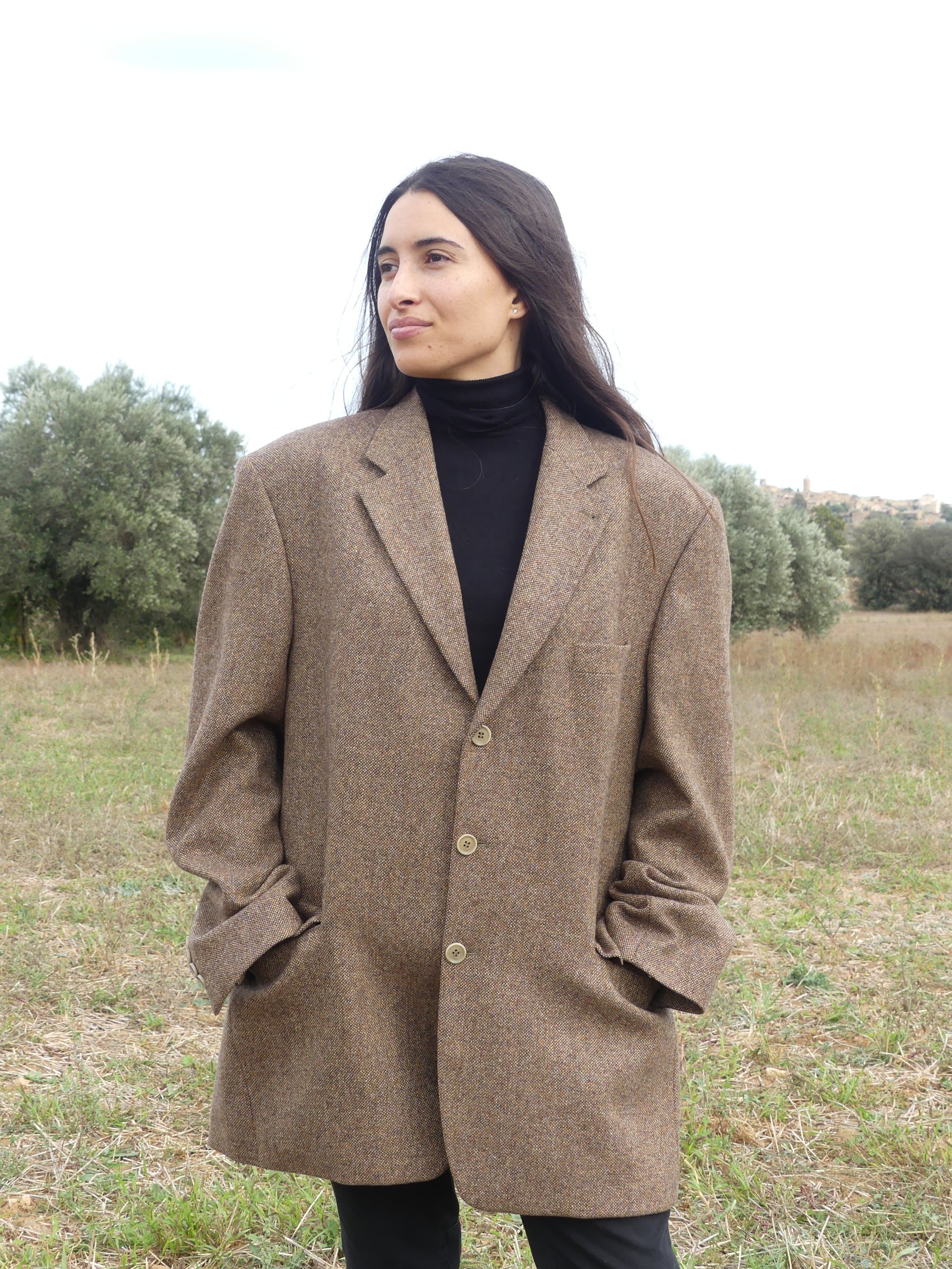 Vintage Oversized Blazer: Vitale, Crafted with Exceptional Italian Wool ...