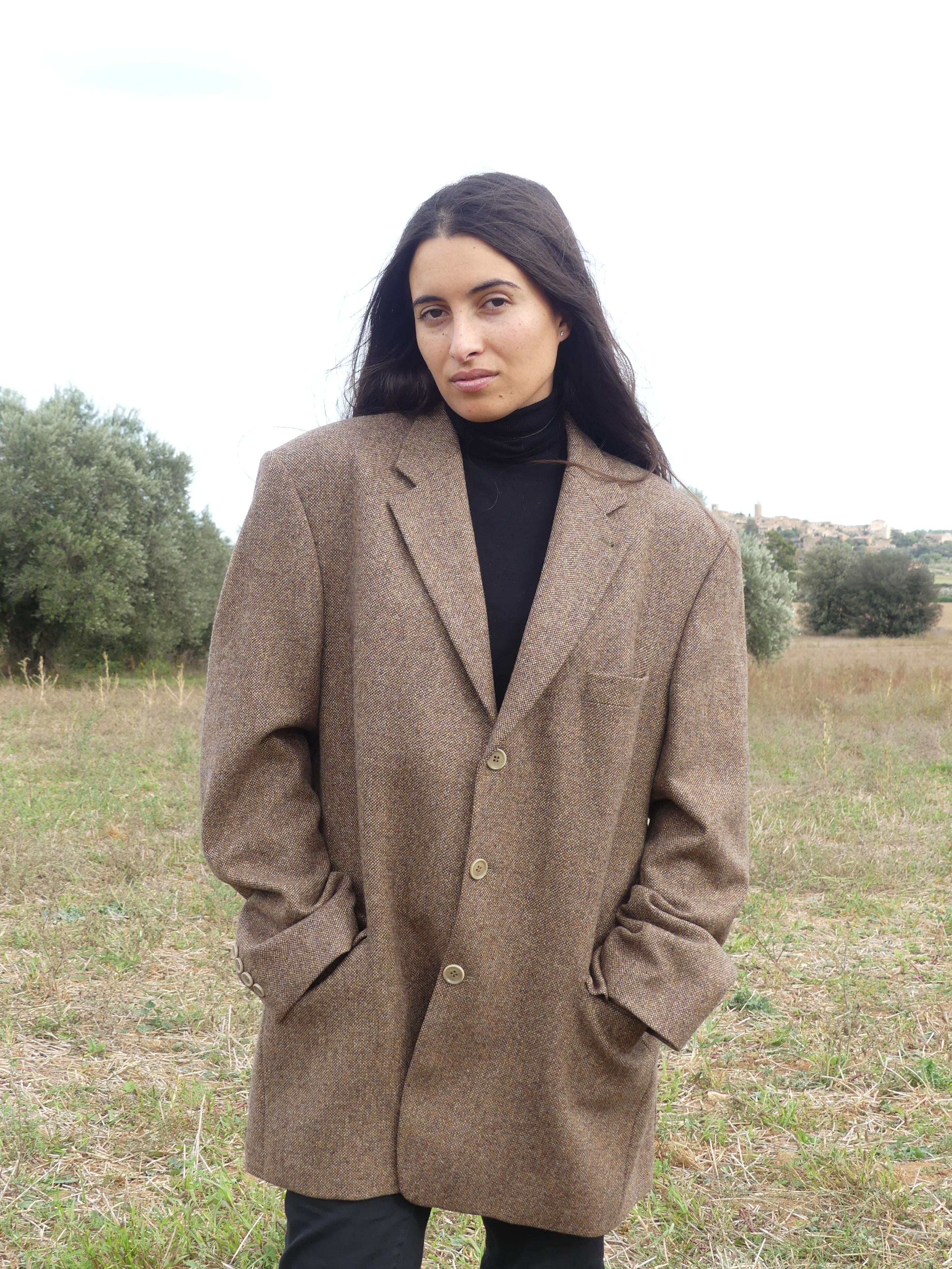 Vintage Oversized Blazer: Vitale, Crafted with Exceptional Italian Wool ...