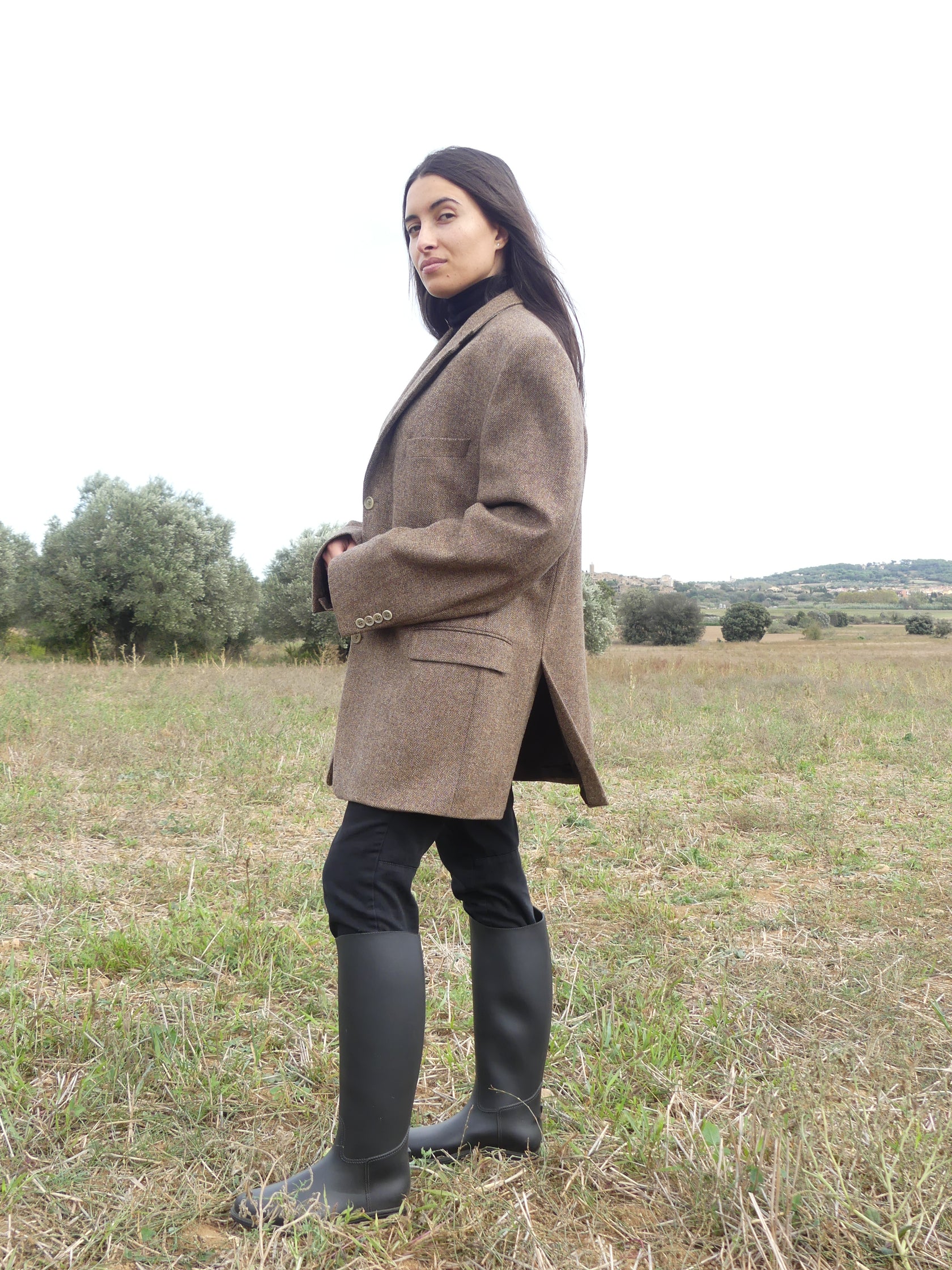 Vintage Oversized Blazer: Vitale, Crafted with Exceptional Italian Wool ...